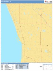 Redondo Beach Zip Code Map - Map