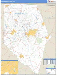 Spartanburg Sc Zip Code Map