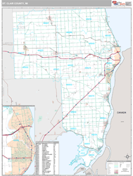 St Clair Shores Zip Code Map - Map