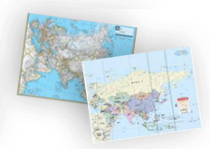 Wall Map of Asia
