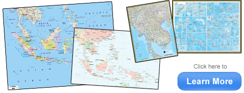 Wall Maps of Indonesia from MapSales.com - The leading source of Wall ...