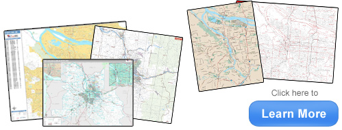 Portland Wall Map from MapSales.com - The leading source for your Portland Wall Map!