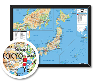 Pay Tribute to Your Travels Wall Maps of Asia