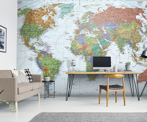 Unique Ways to Use Wall Maps - MapSales.com