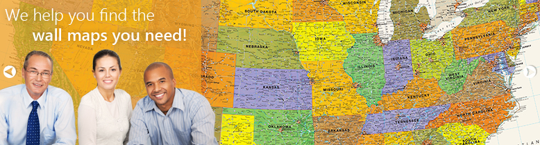 Wall Maps - MapSales.com