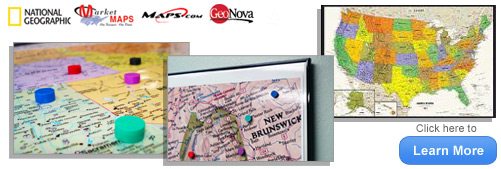 Magnetic Maps from MapSales.com - The leading source of Magnetic Maps!