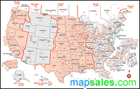 845 Area Code Time Zone Map - Map