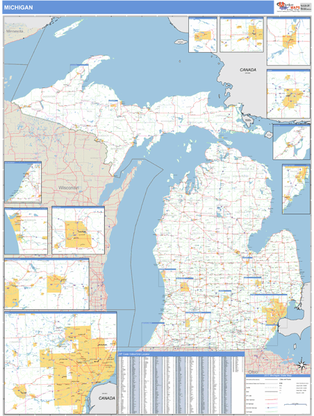 map of michigan zip codes