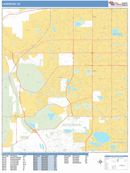 Lakewood Ca Zip Code Map - United States Map