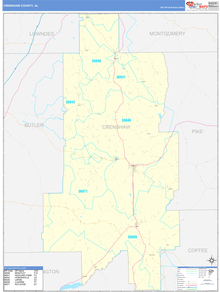 Montgomery Al Zip Code Map - Map