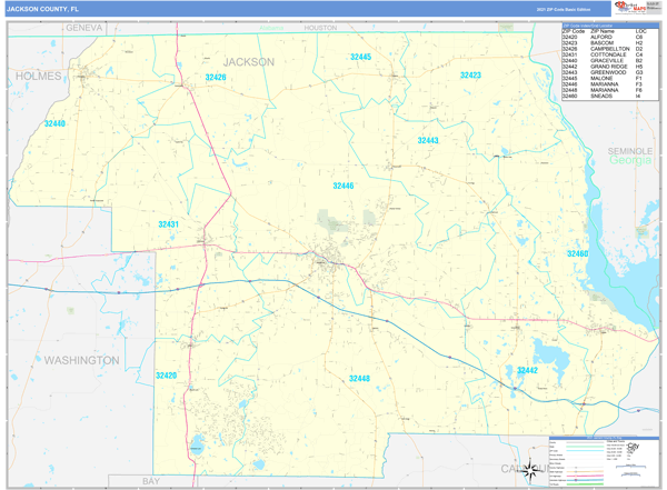 Jackson Florida Map