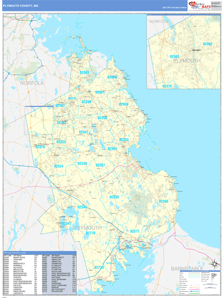 Plymouth Ma Zip Code Map - Map