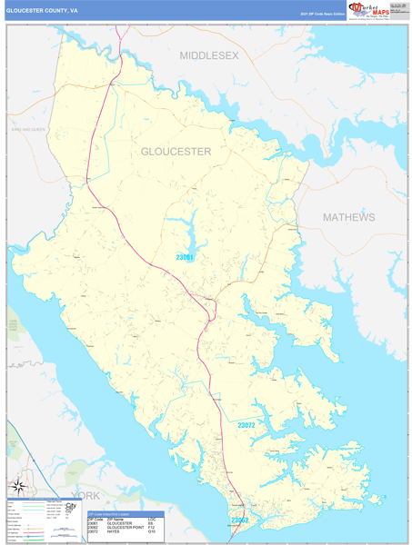 Gloucester County Va Map