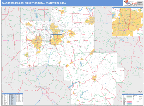 Massillon Ohio Zip Code Map