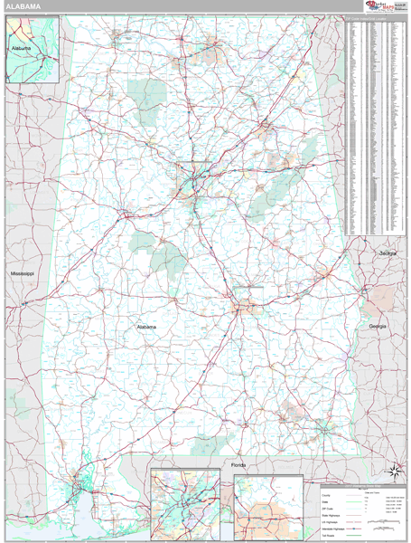 Map Of Alabama By Zip Code