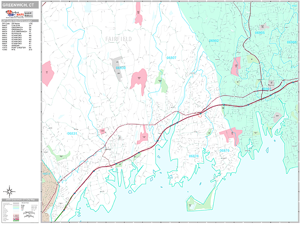 Greenwich Ct Zip Code Map - Map
