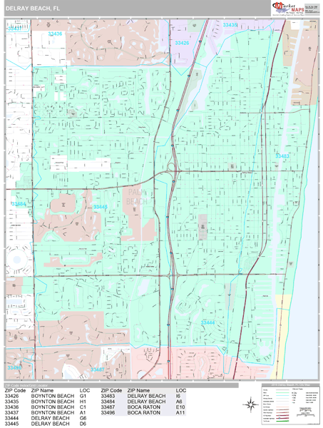 Map Delray Beach Florida