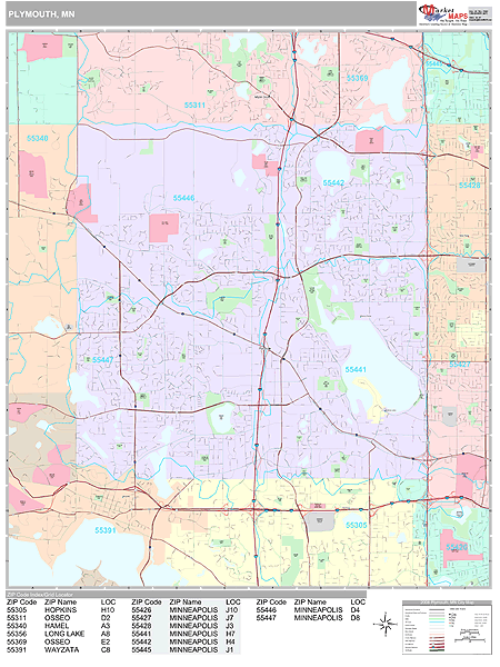 Plymouth Mn Zip Code Map The Most And Least Expensive Areas To Rent In
