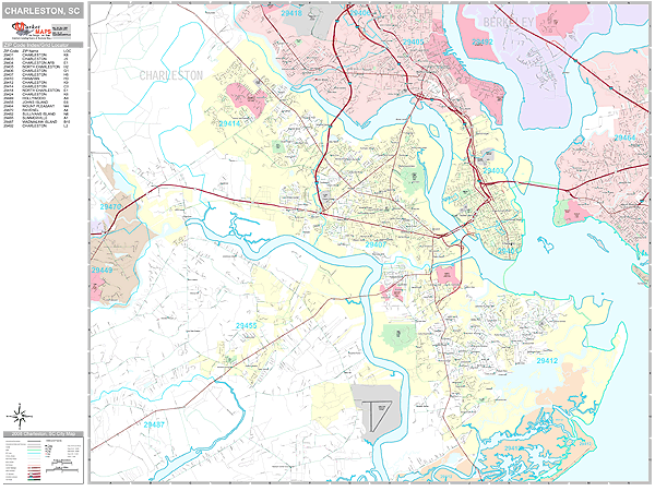 North Charleston Sc Zip Code Map - United States Map