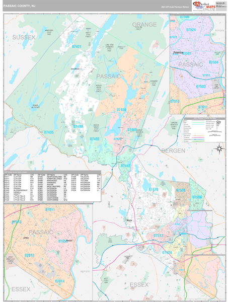 Passaic County Nj Zip Code Map The Changing Landscape Of Passaic