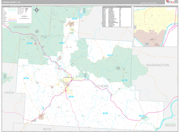 Athens Georgia Zip Code Map