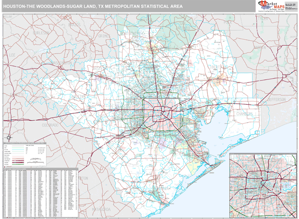Houston Zip Code Map Free - Map