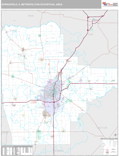 Springfield Il Zip Code Map - Map