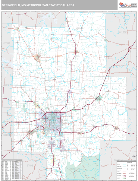 Springfield Mo Zip Code Map