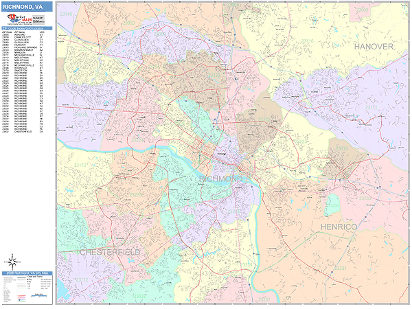 Richmond City Boundary Map