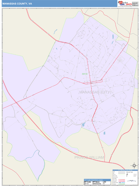 Manassas Va Zip Code Map - Map