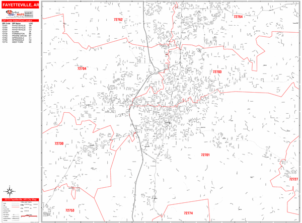 Fayetteville Ar Zip Code Map - Maping Resources