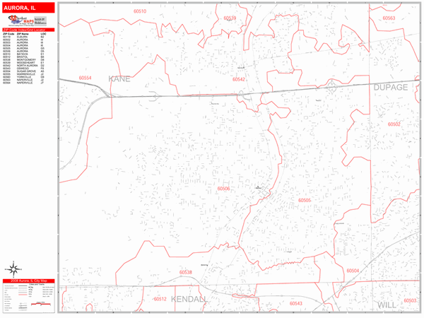 Aurora Colorado Zip Code Boundary Map