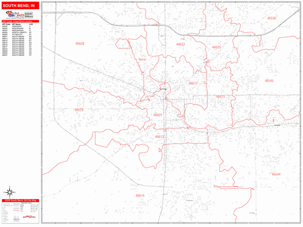 Zip Code Map Northwest Indiana