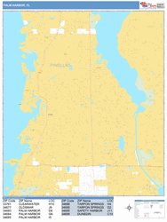 Palm Coast Fl Zip Code Map - Map