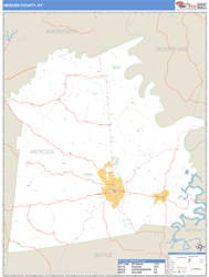 Mercer County Zip Code Map - Map