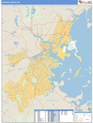 Suffolk County Zip Code Map - Map