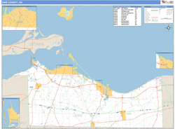 Erie County Zip Code Map - Map