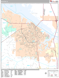 Decatur Al Zip Code Map - Map