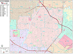 Santa Ana Zip Code Map - Map