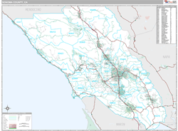 Sonoma county zip code map
