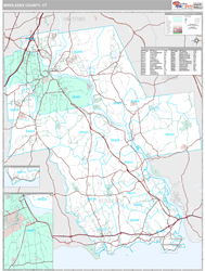 Middlesex, CT County Wall Map by MarketMAPS - MapSales.com