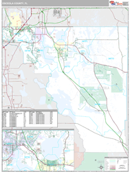 Osceola County Zip Code Map - Map