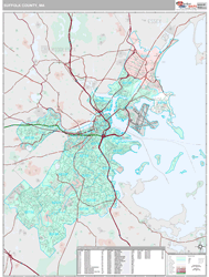 Suffolk County Zip Code Map - Map