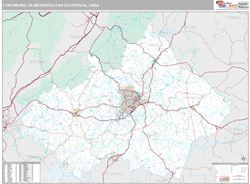 Lynchburg Va Zip Code Map - Map