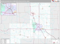 Waterloo Iowa Zip Code Map - Map