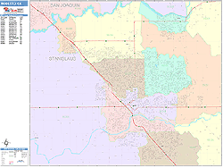 Modesto Ca Zip Code Map - Map
