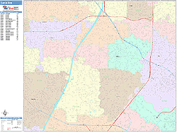 Santa Ana Zip Code Map - Map