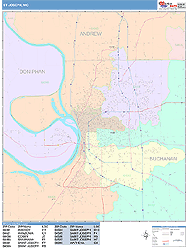 St Joseph Mo Zip Code Map - Map