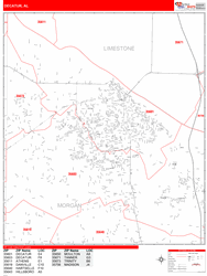 Decatur Al Zip Code Map - Map