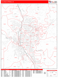 Printable Colorado Springs Zip Code Map - United States Map